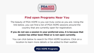 PGA HOPE – Tri-State PGA